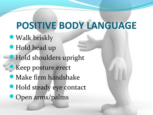 Body language for effective communication