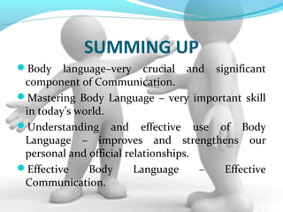 Body language for effective communication | PPT