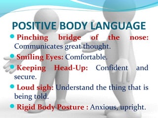 Body language for effective communication | PPT