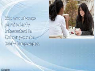Body language matters | PPTX