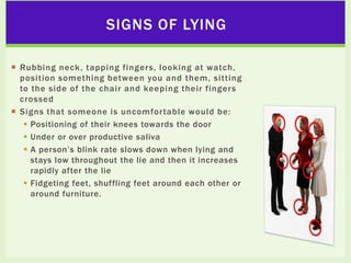 Body language of a liar | PPTX