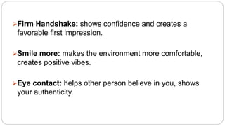 Body language of leaders | PPTX