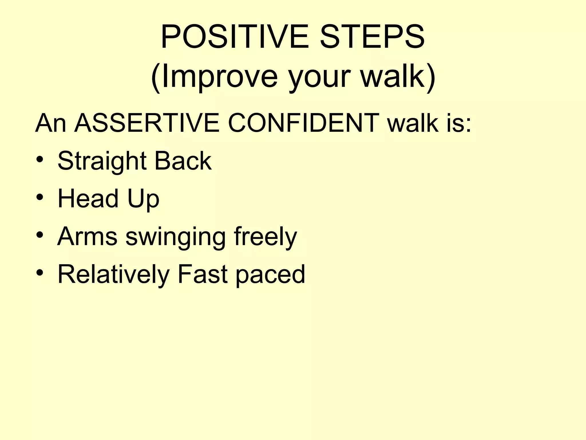 Body language & posture | PPT