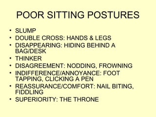 Body language & posture | PPT