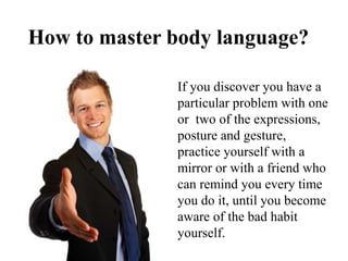 Body language | PPTX