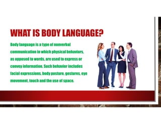 Body Language Presentation - Business Communication Lab | PPT