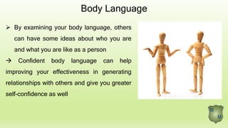Body Language & Self-confidence | PDF