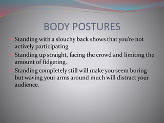 Body language tips | PPT