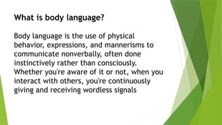 Body language used in intercultural communication ppt.pptx