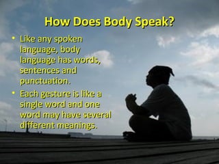 Body launguage by sagk | PPT | Eye and Vision Conditions | Diseases and ...