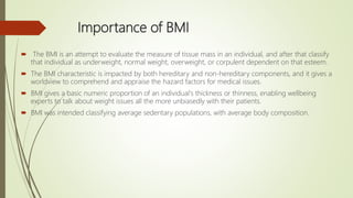 Body mass index | PPTX
