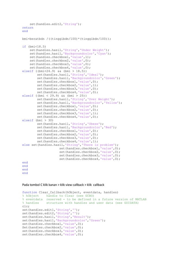 Body mass index calculator tutorial | PDF