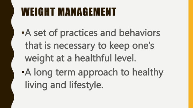 body mass index and weight managemet.pptx | Fitness and Exercise ...