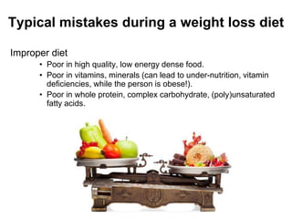 Food supplements supporting body mass lowering diet | PPTX
