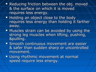 Body mechanics | PPT