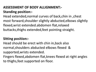 Body mechanics | PPTX