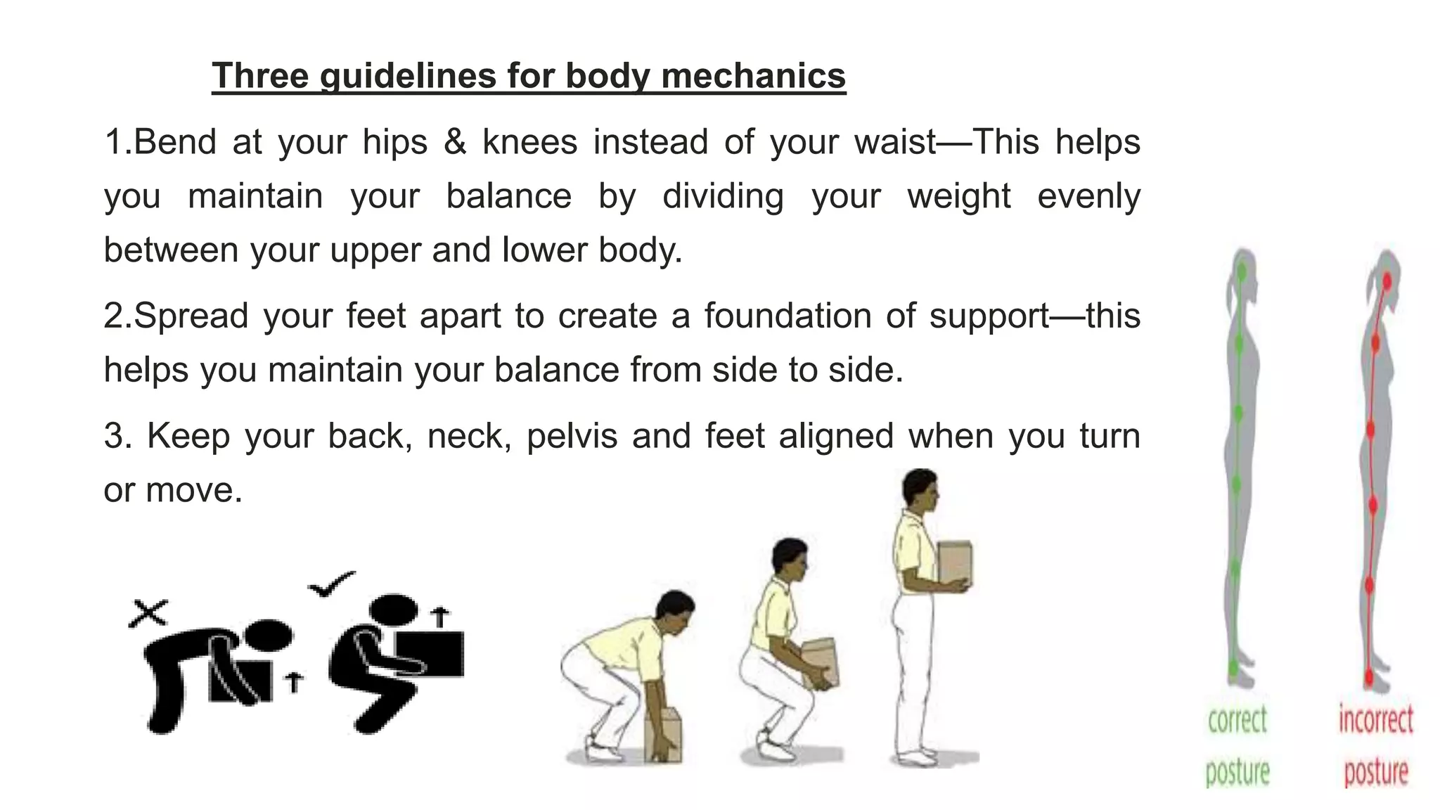 Body Mechanics in Nursing | PPTX