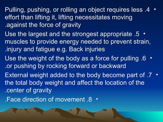 Body Mechanics.ppt Body Mechanics.ppt ppt | PPT