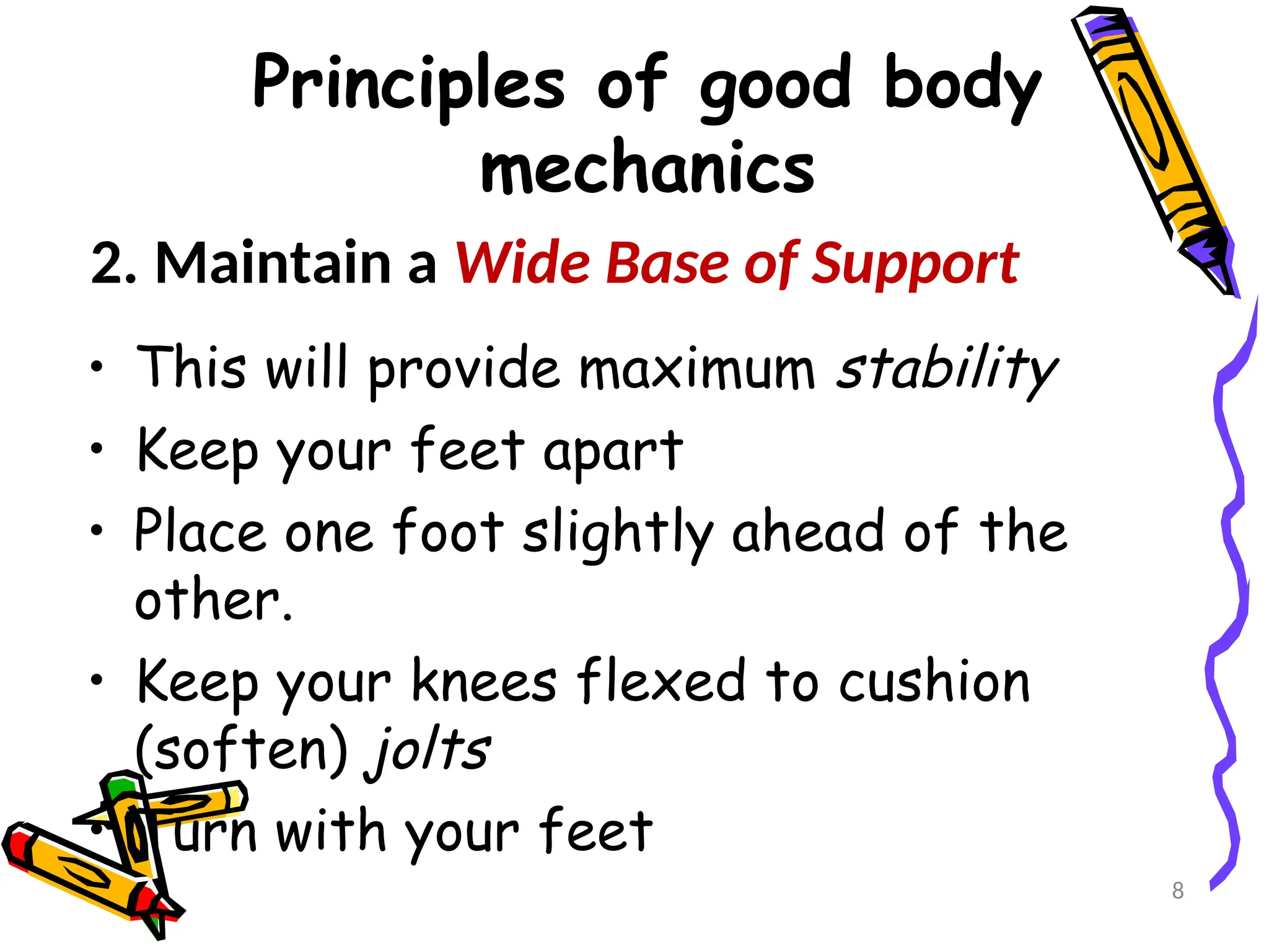 principles of body mechanics in nursing care | PPT