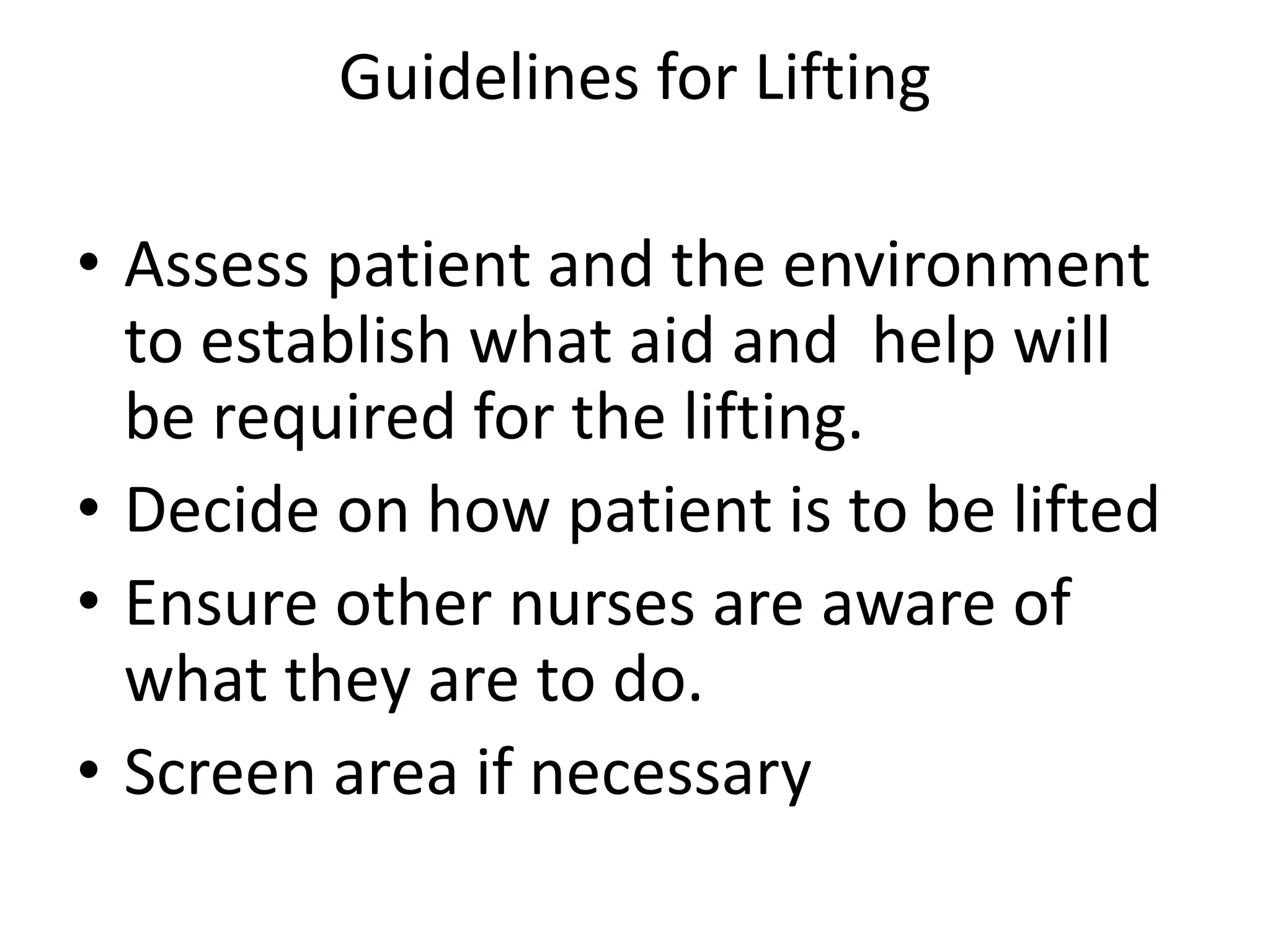 Body Mechanics of basic nursing and science | PPT