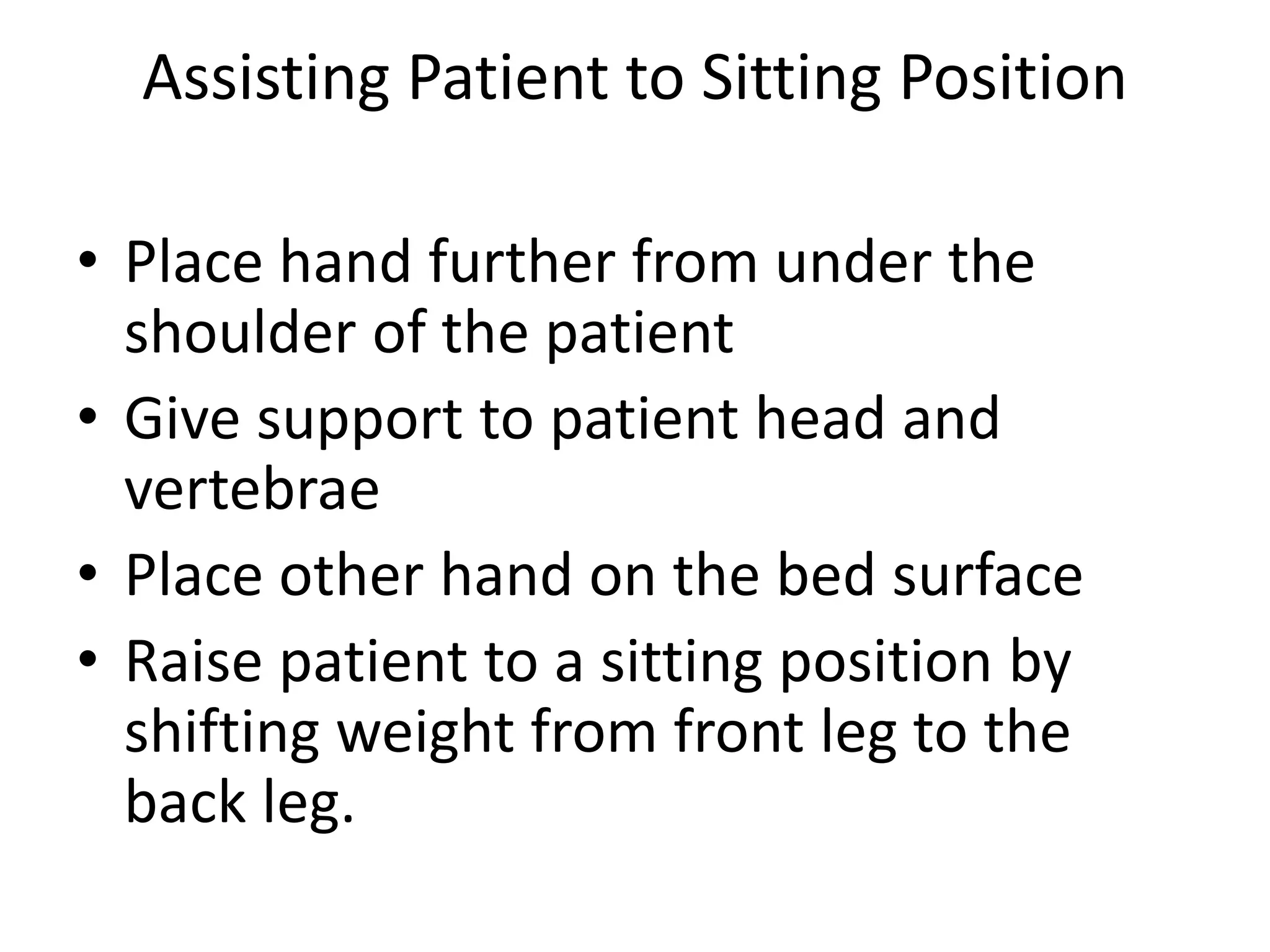 Body Mechanics of basic nursing and science | PPT