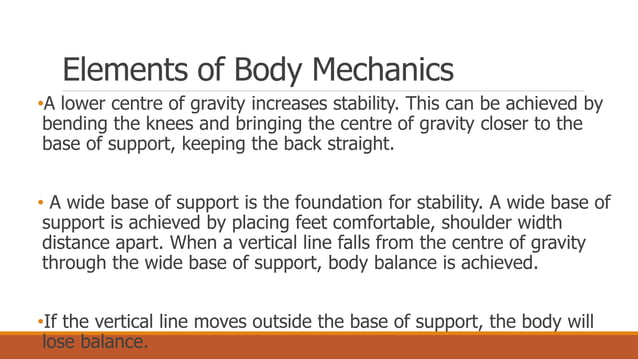 Body Mechanics and Ergonomics.pptx | First Aid | Injuries