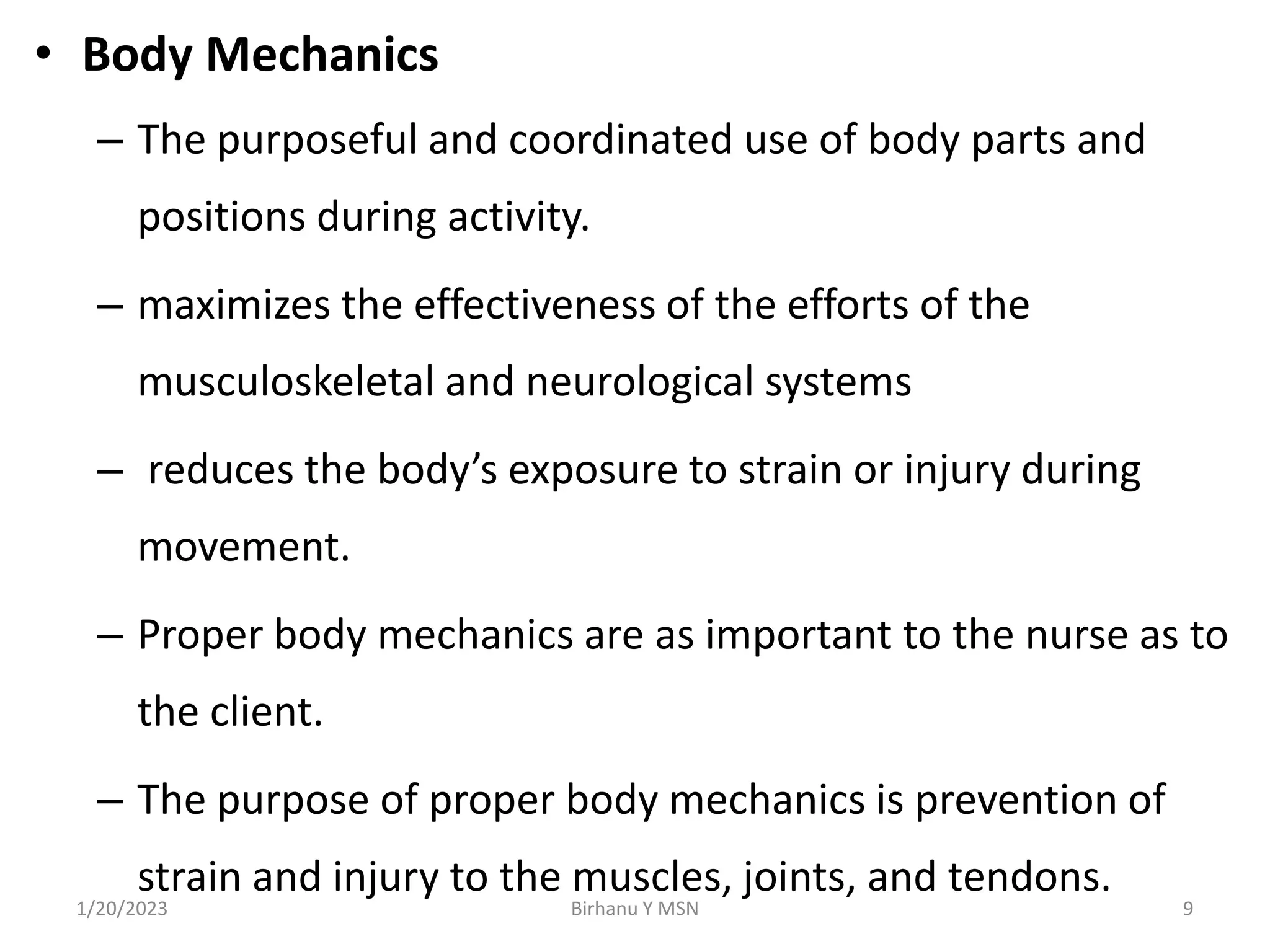 body mechanics and mobility.pptx