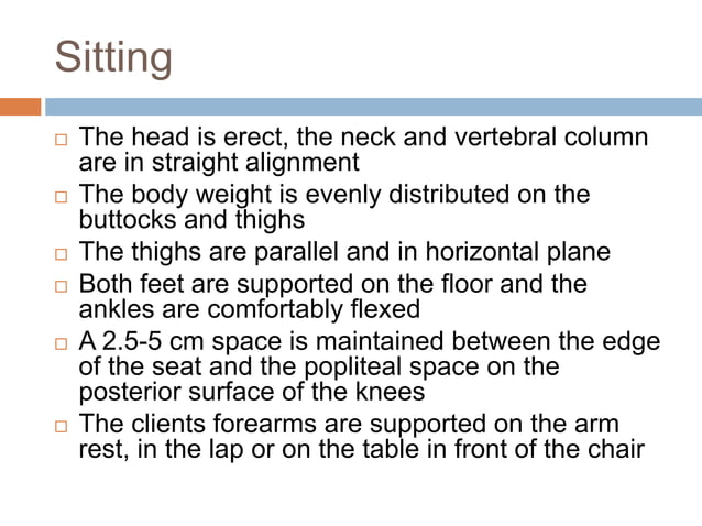 Body mechanics, mobility and body alignment introduction | PPTX