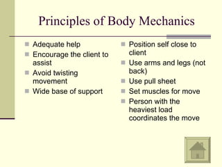 Body mechanics nur 123 | PPT