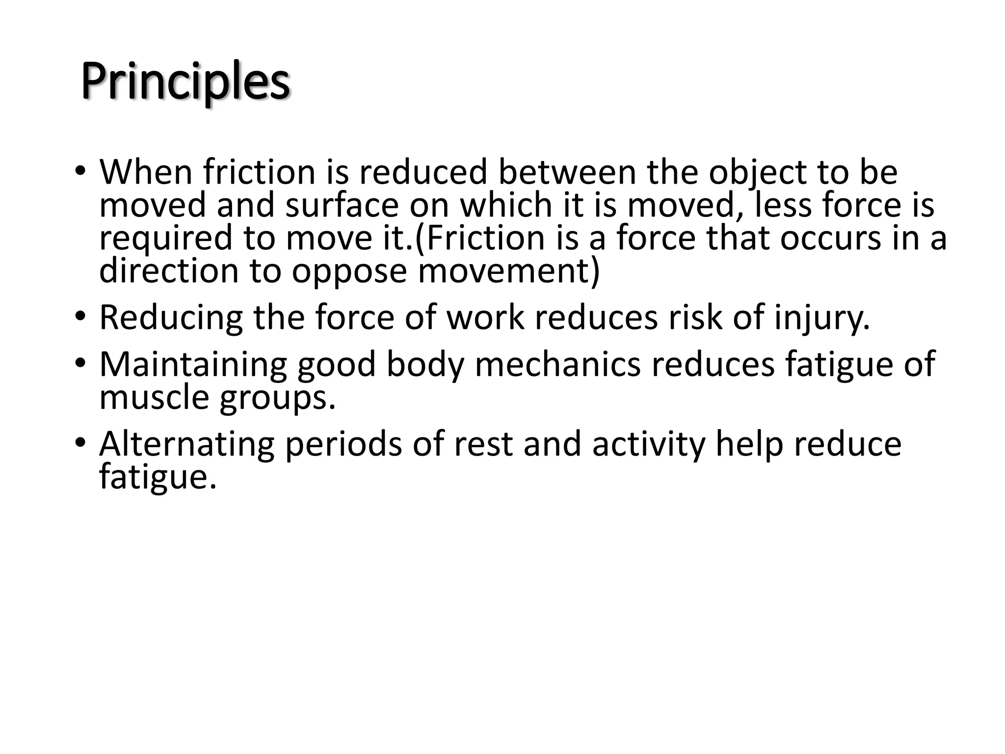 Body mechanics ppt | PPTX