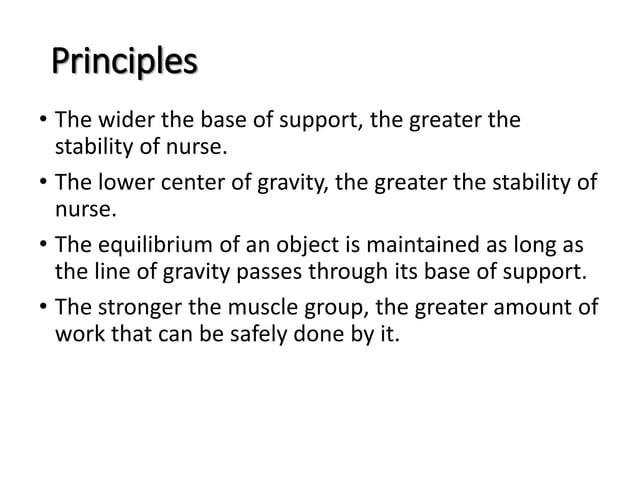 Body mechanics ppt | PPTX