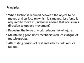 body mechanics ppt 2.pptx FUNDAMENTALS OF NURSING GNM TOPIC | PPTX ...
