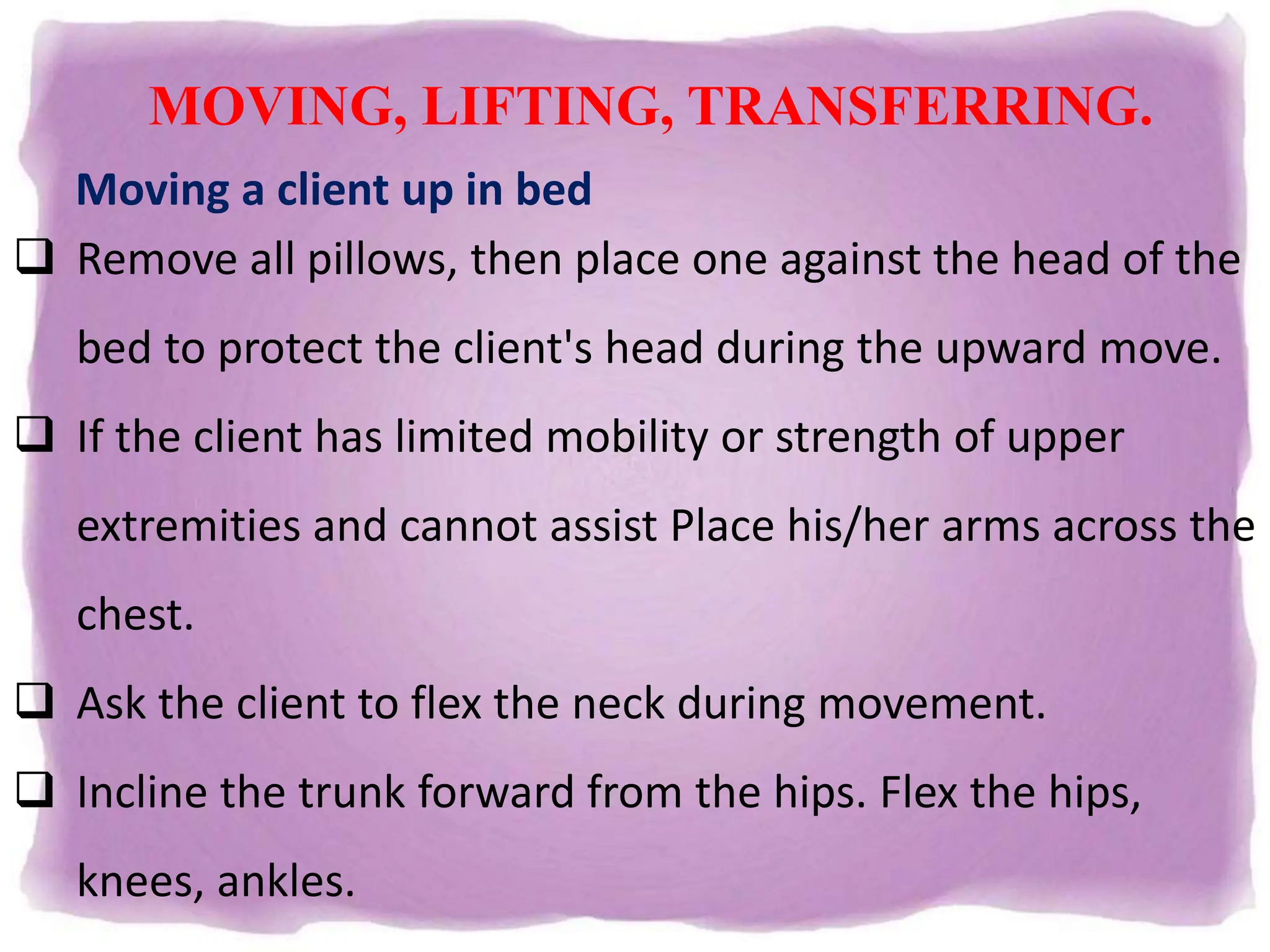 body mechanism nursing lecture- fundamental nursing | PPT