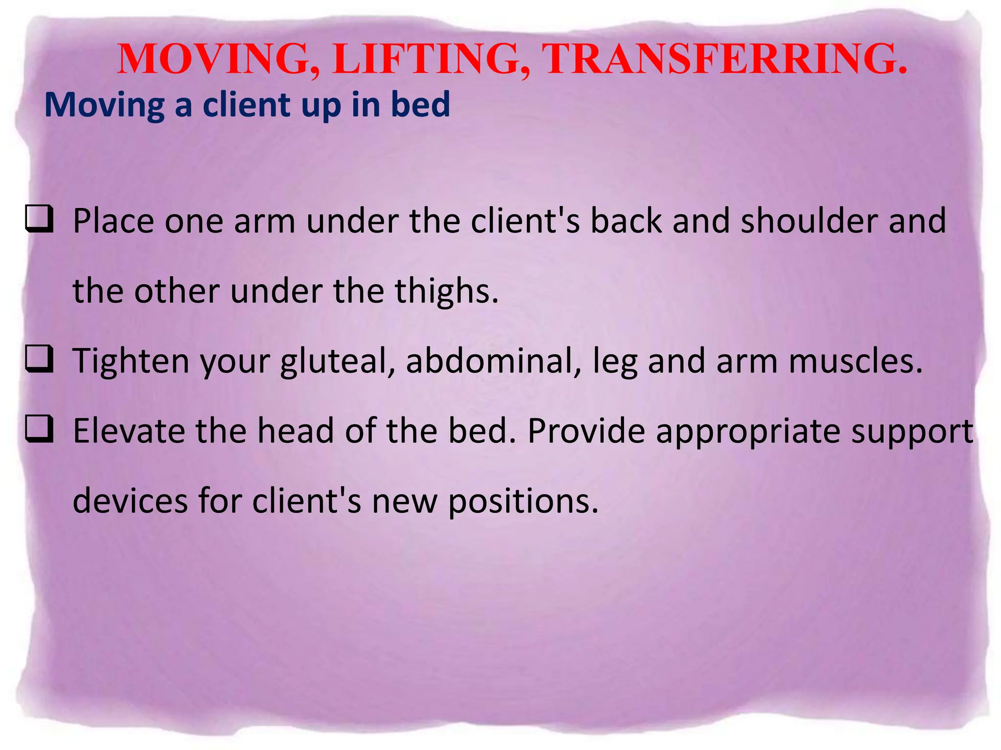 body mechanism nursing lecture- fundamental nursing | PPT