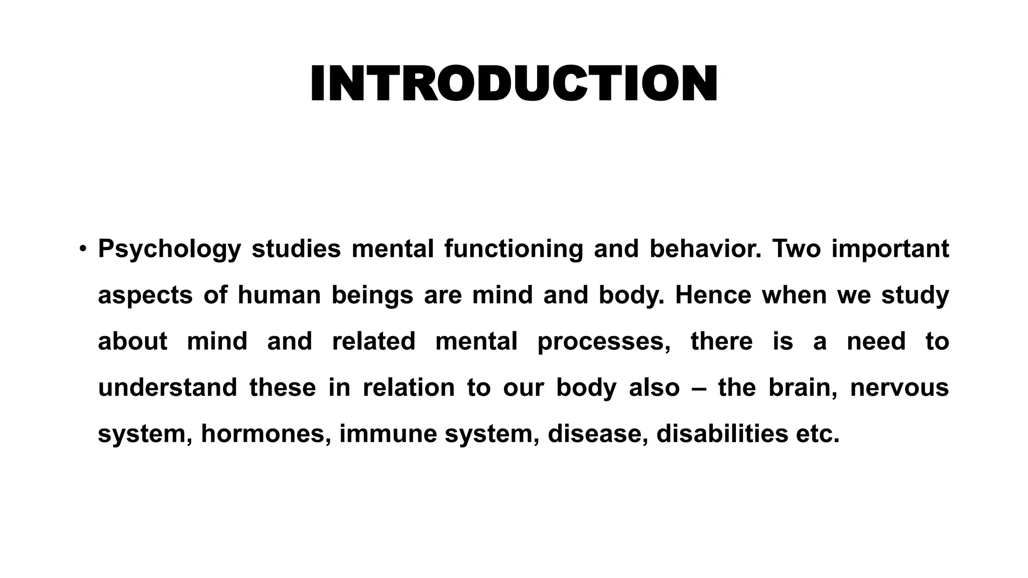 Body mind relationship | PPTX