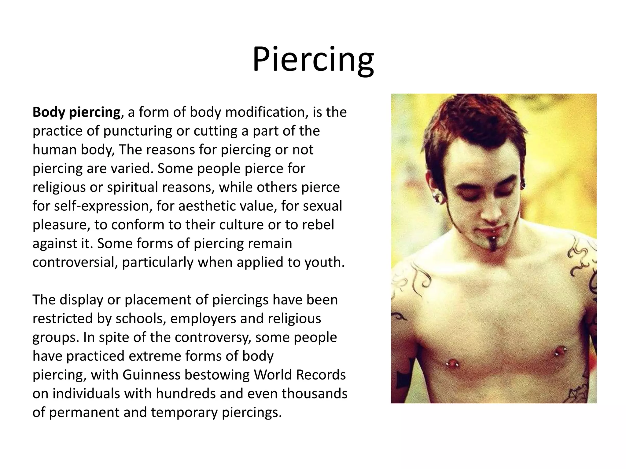 Body Modification | PPTX