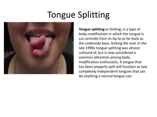 Body Modification | PPTX