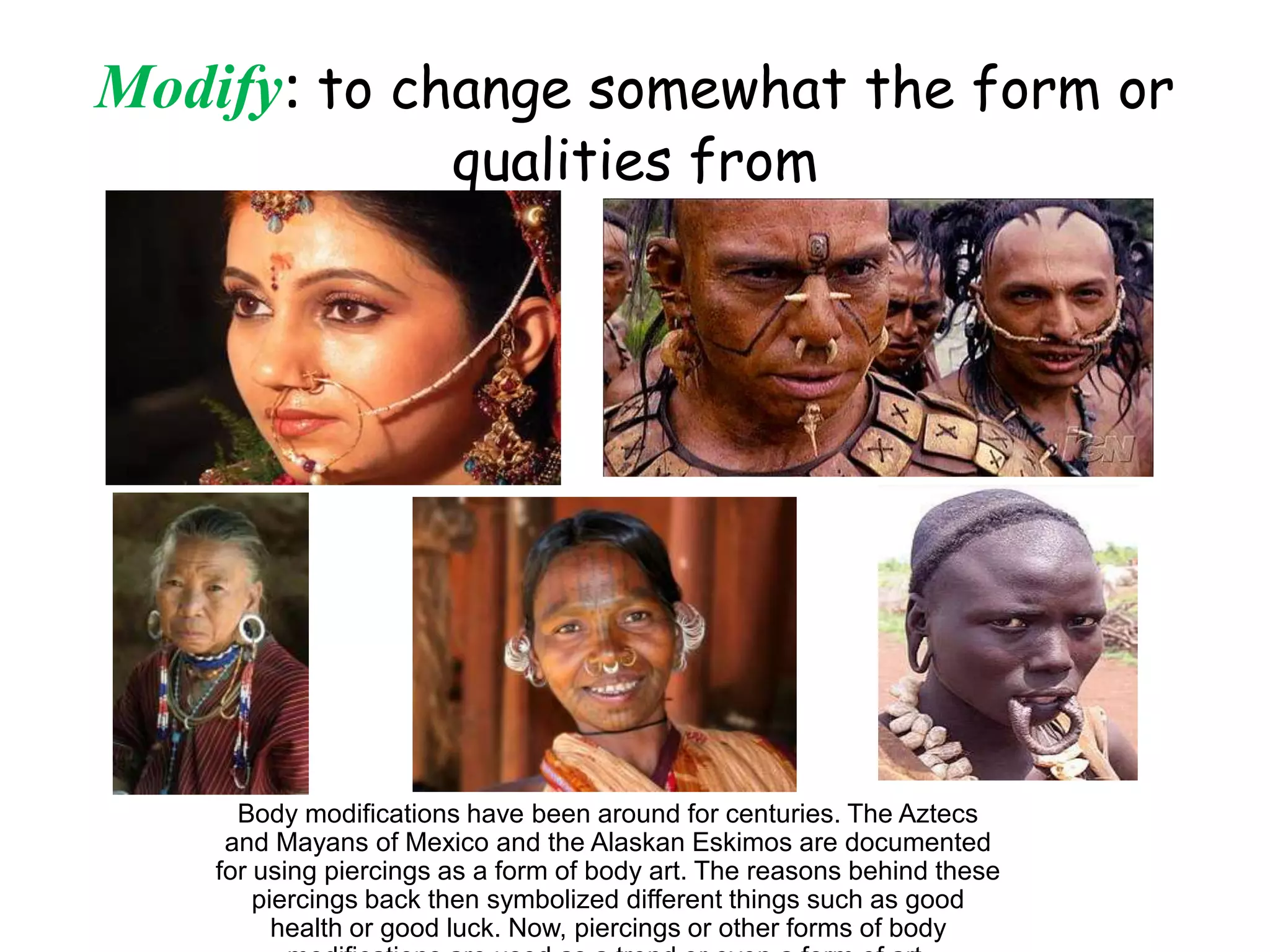 Body modification | PPTX