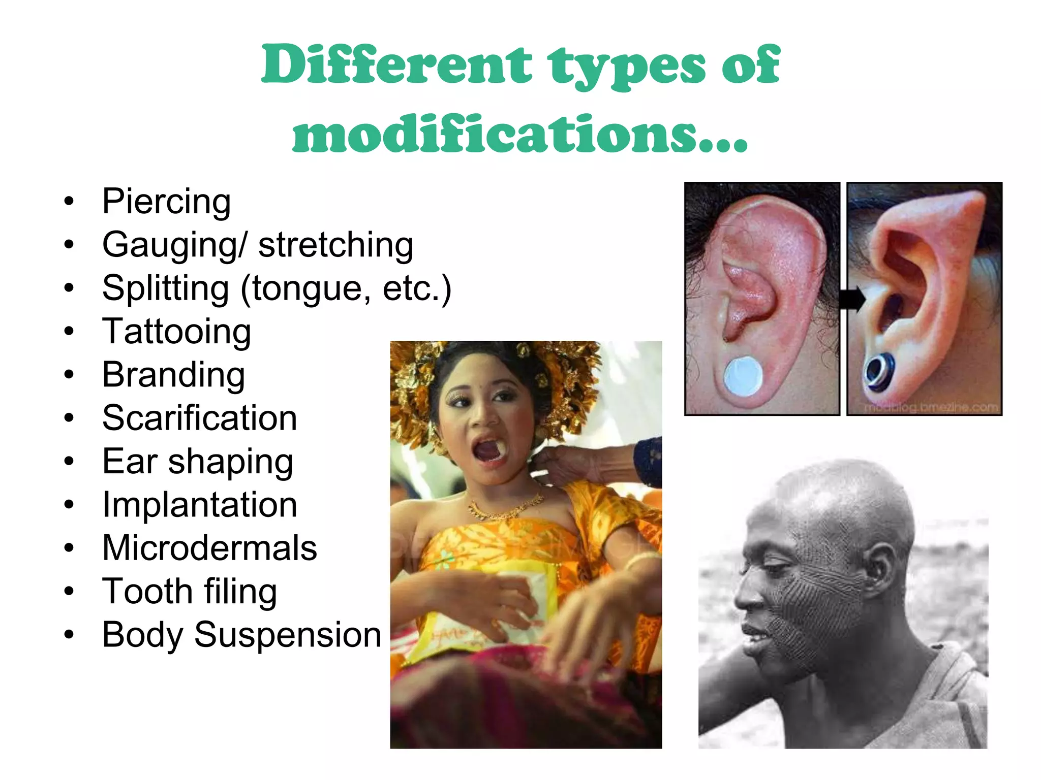 Body modification | PPTX