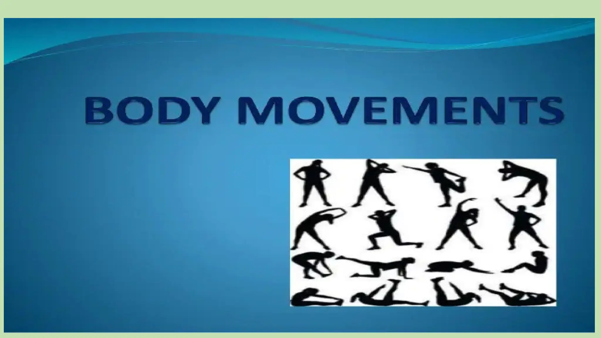 Body Movements PPT science class 6 cbse | PPTX