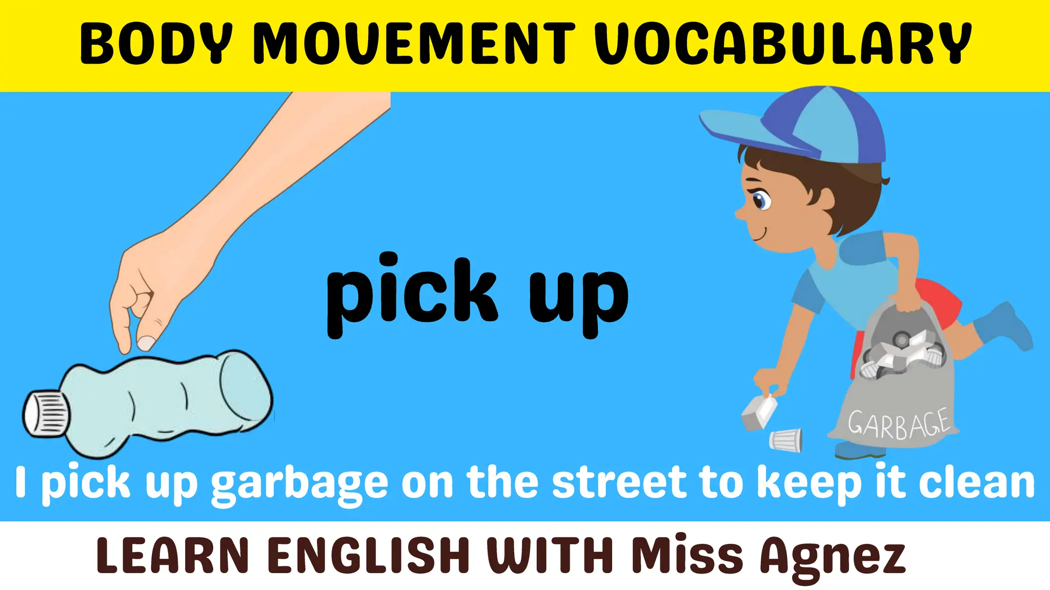 Learn Body Movement Vocabulary with Pictures and Sentences | Fun ...