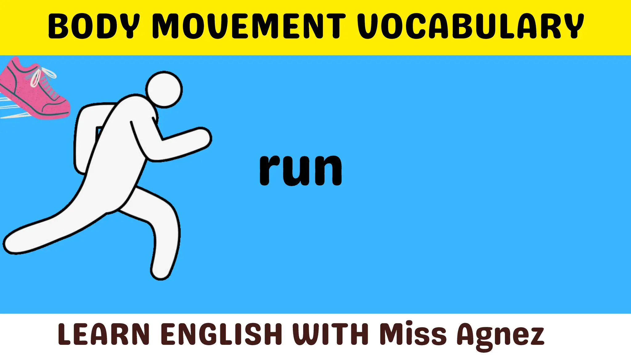Learn Body Movement Vocabulary with Pictures and Sentences | Fun ...