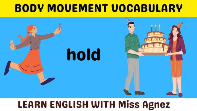 Learn Body Movement Vocabulary with Pictures and Sentences | Fun ...