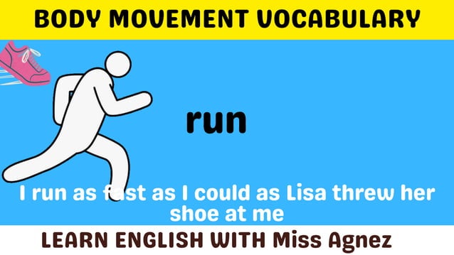 Learn Body Movement Vocabulary with Pictures and Sentences | Fun ...