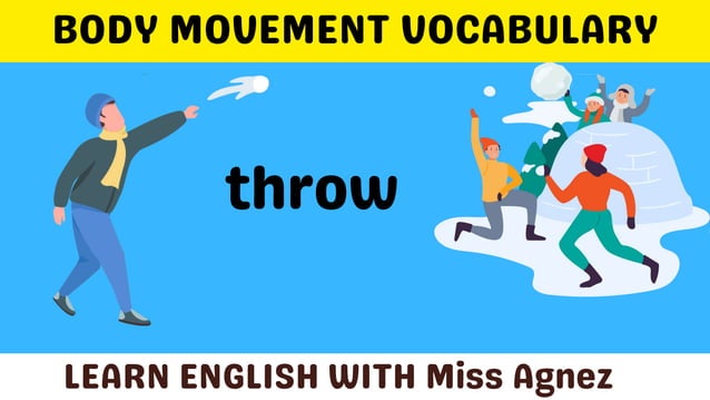 Learn Body Movement Vocabulary with Pictures and Sentences | Fun ...