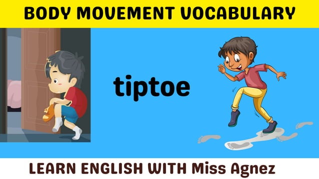 Learn Body Movement Vocabulary with Pictures and Sentences | Fun ...