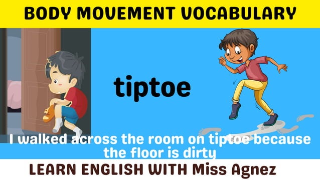 Learn Body Movement Vocabulary with Pictures and Sentences | Fun ...