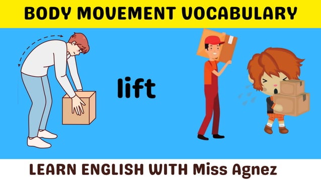 Learn Body Movement Vocabulary with Pictures and Sentences | Fun ...