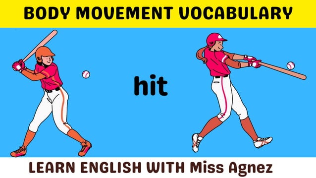 Learn Body Movement Vocabulary with Pictures and Sentences | Fun ...