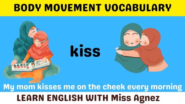 Learn Body Movement Vocabulary with Pictures and Sentences | Fun ...